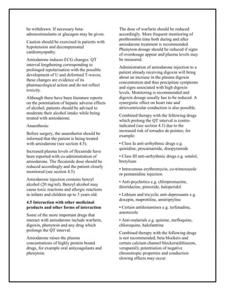 Amiodarone 30mgml injection smpc taj pharmaceuticals | PDF | Thyroid ...