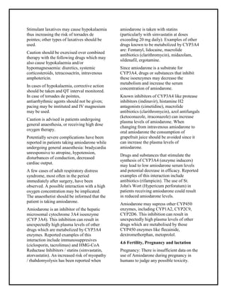 Amiodarone 30mgml injection smpc taj pharmaceuticals | PDF