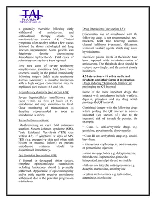 Amiodarone Hydrochloride Injection Taj Pharma SmPC | PDF