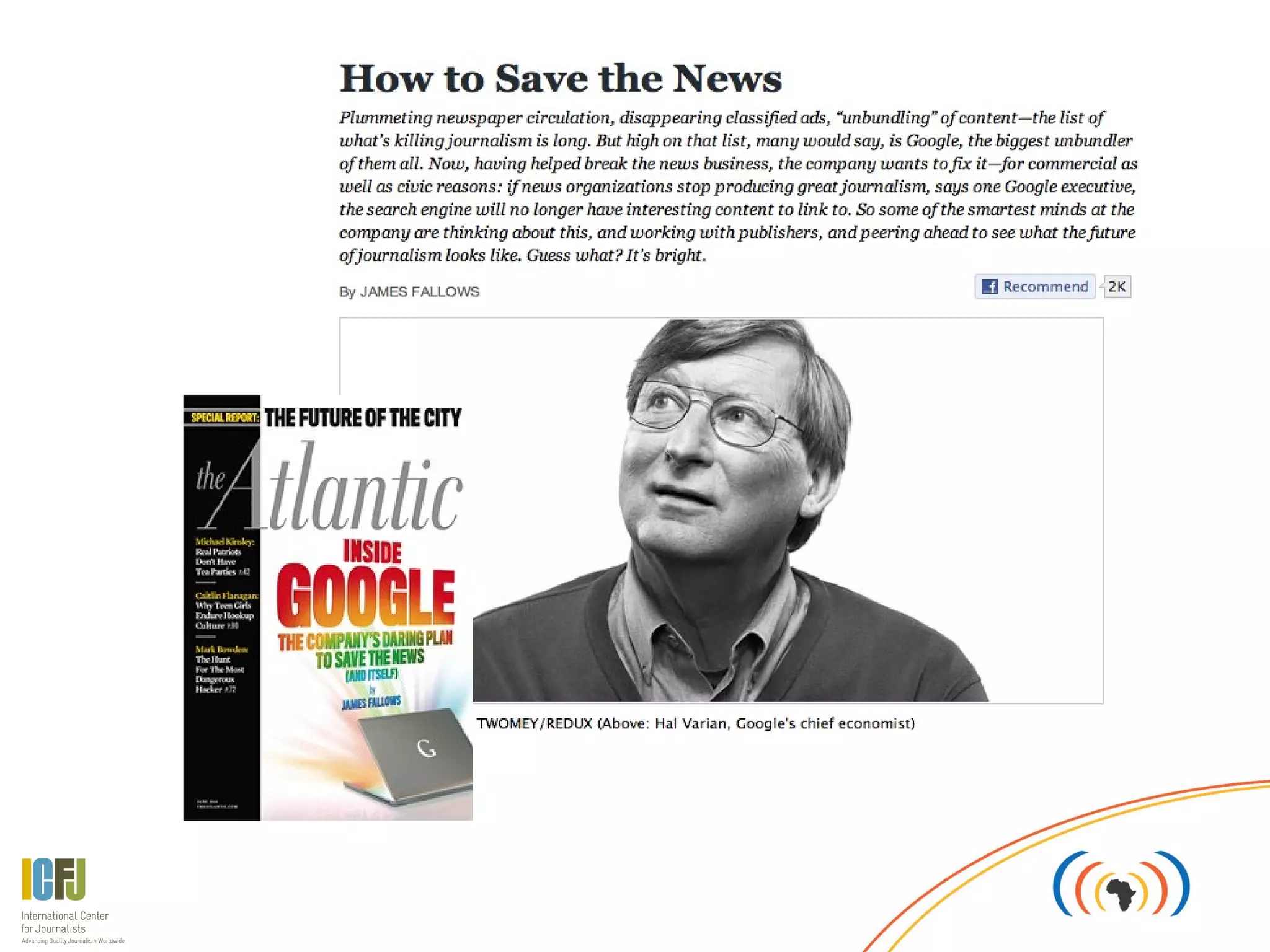 SxSW HacksHackers panel 2013 | PPT