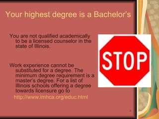 Am I Qualified To Be A Licensed Counselor | PPT