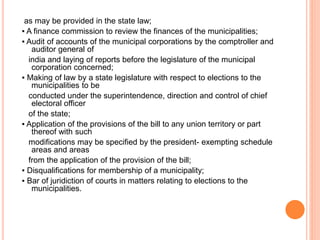 74th constitutional amendment act 1992 and Women Empowerment | PPT