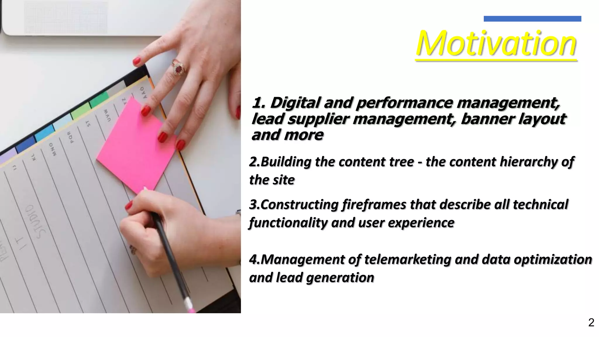 Developing a marketing leads system | PPT