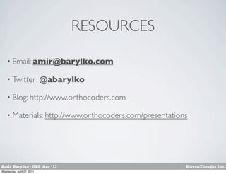 obs-tdd-intro | PPT | Free Download