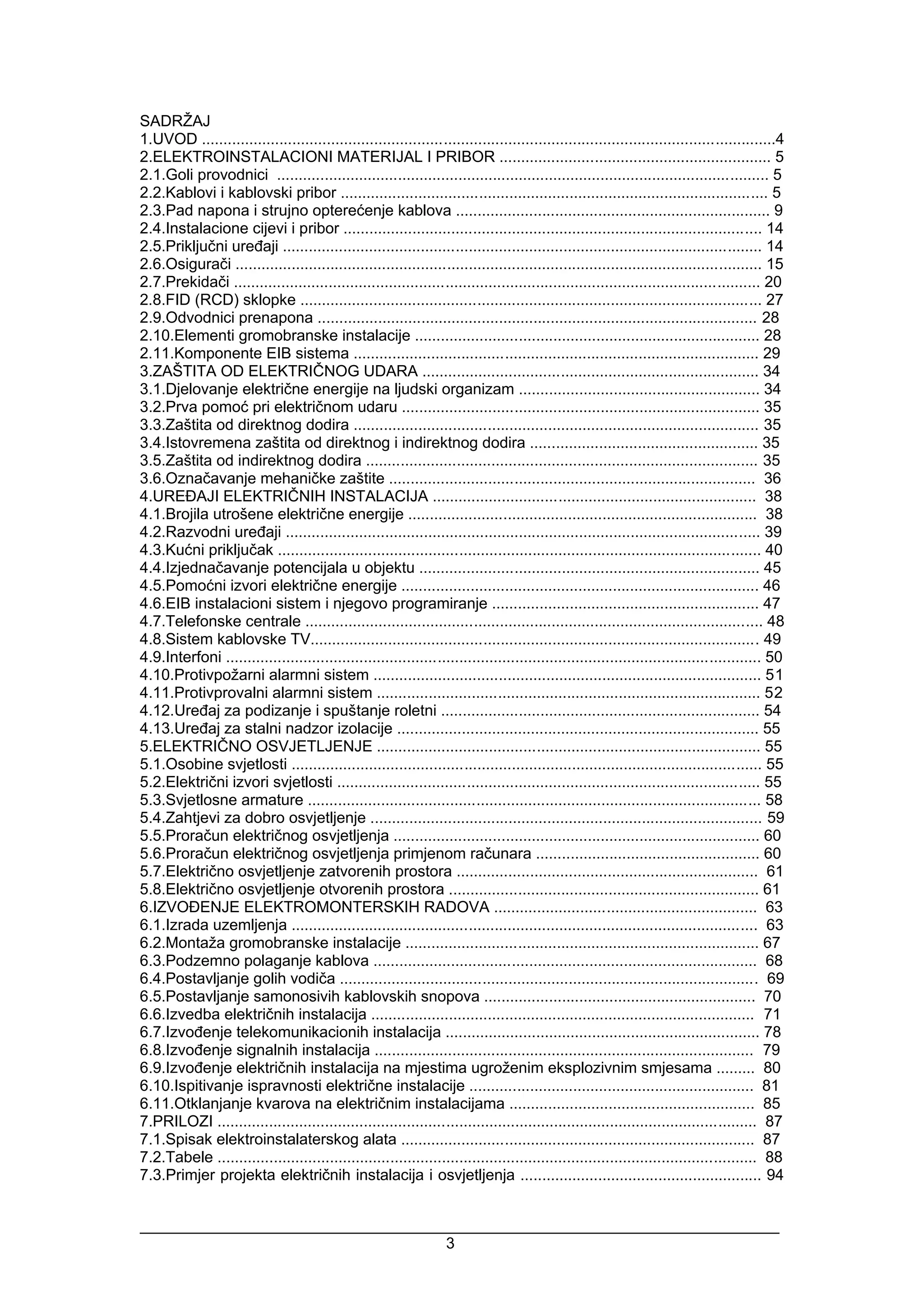 Amir halep-elektricne-instalacije-i-osvetljenje | PDF