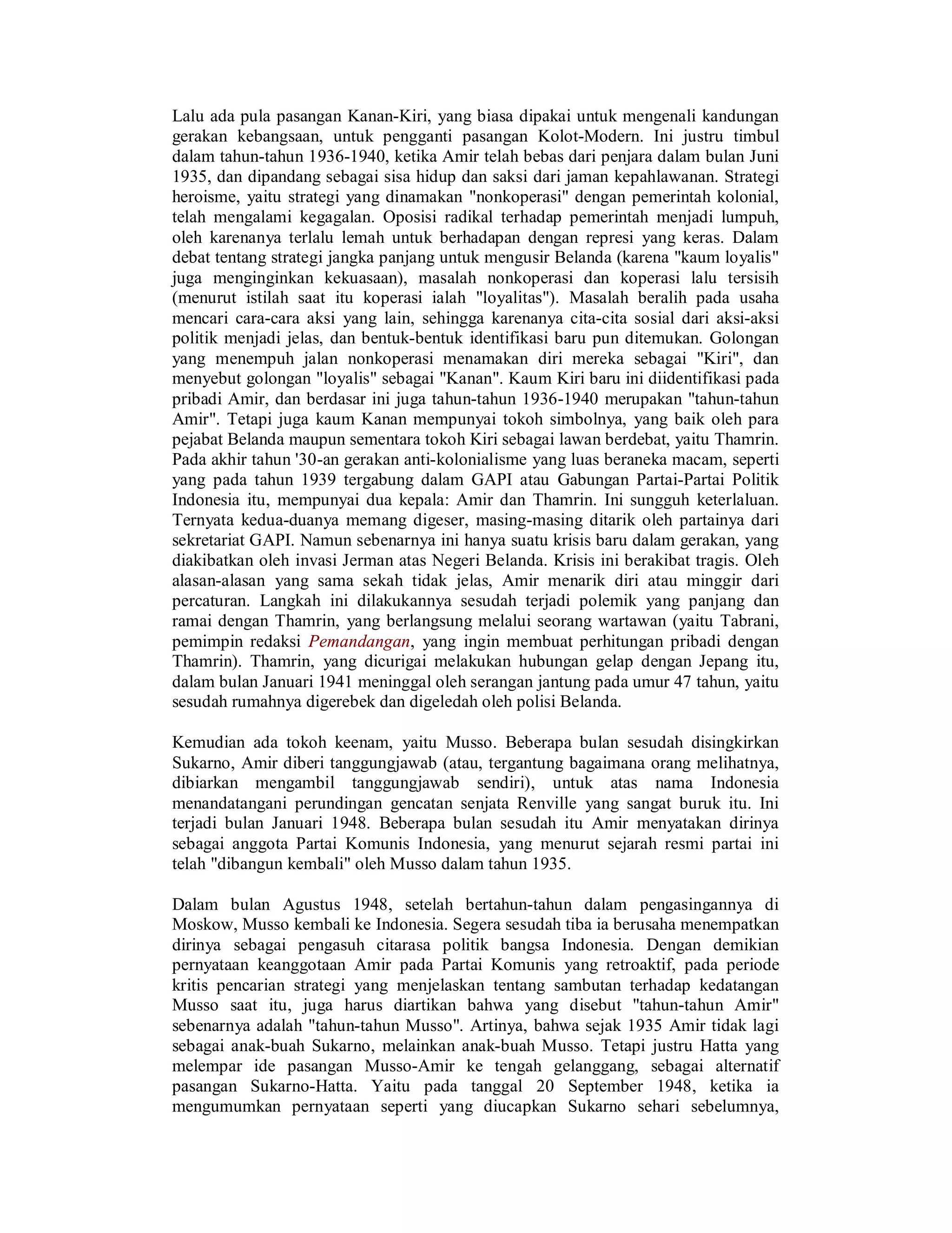 Amir sjarifuddin-antara-negara-dan-revolusi-oleh-jacques-leclerc | PDF