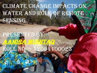 Climate change impact on water resources | PPTX