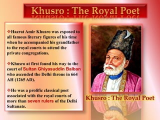 Amir khusro | PPTX