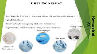 Biomaterials are substances that are engineered to interact with ...