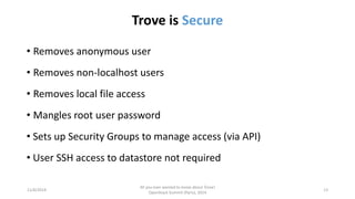 Everything you wanted to know about Trove but didn't know whom to ask! | PDF | Databases ...
