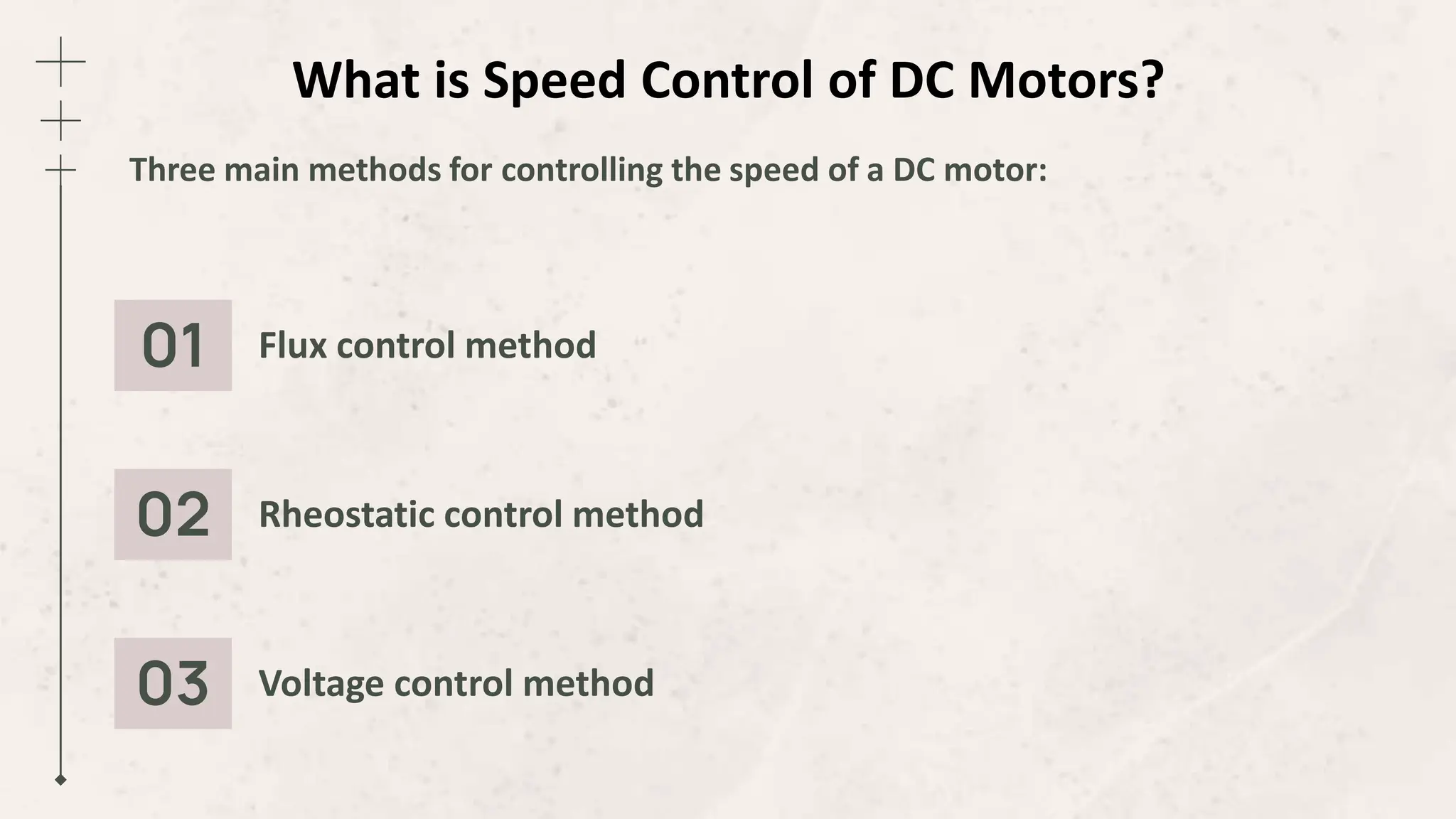 Speed Control of DC Motor presentation for education | PPT