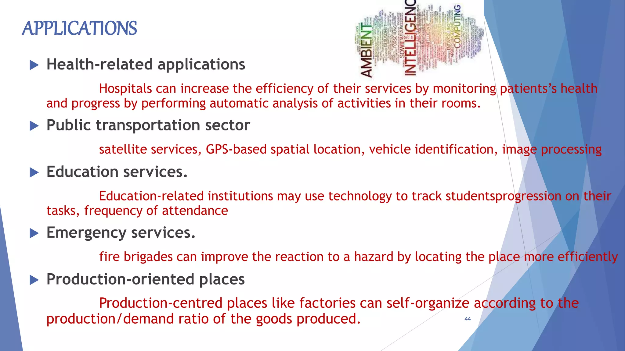 Ambient intelligence (AmI) | PPTX
