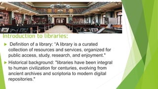 Library as a learning resources......... | PPTX