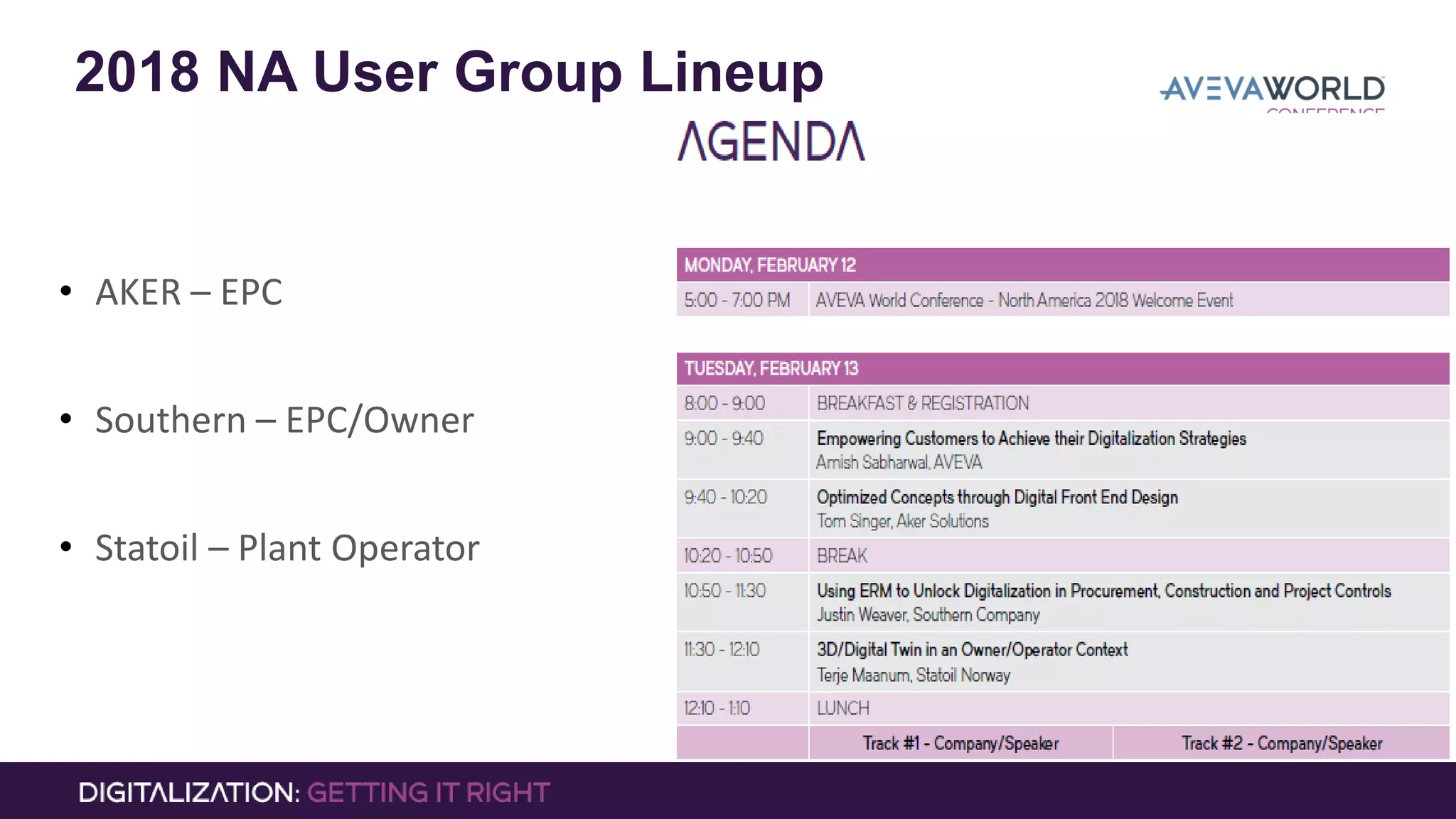 AVEVA World Conference NA - Amish Sabharwal, AVEVA Welcome | PDF