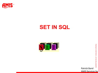 [Amis] SET in SQL | PPTX