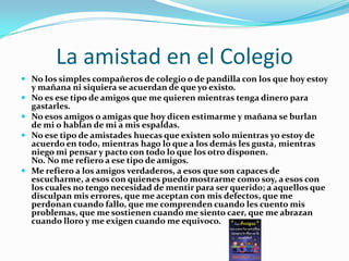 Amistad | PPTX