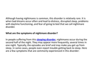 Am I suffering from a nightmare disorder.pptx