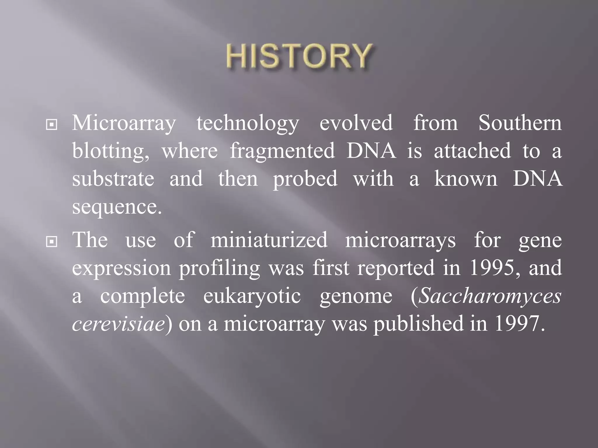 Dna Microarray Pptx Genetics Science