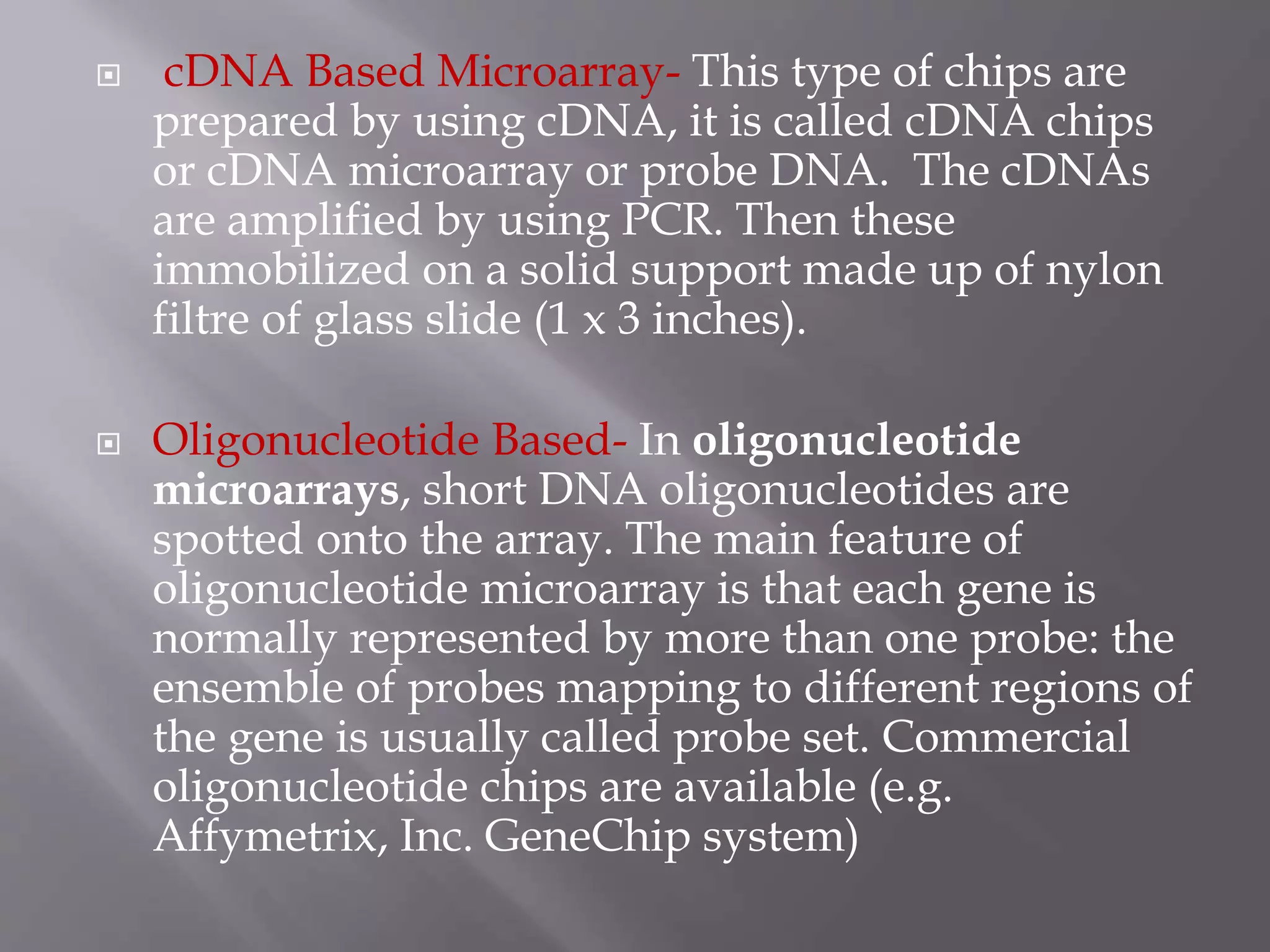 DNA MICROARRAY | PPTX