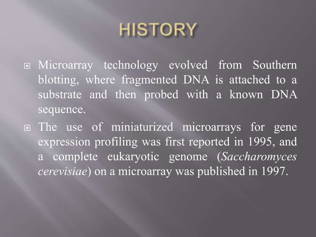 DNA MICROARRAY | PPTX | Genetics | Science