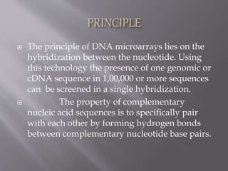 DNA MICROARRAY | PPTX