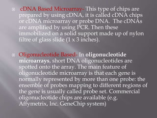 DNA MICROARRAY | PPTX
