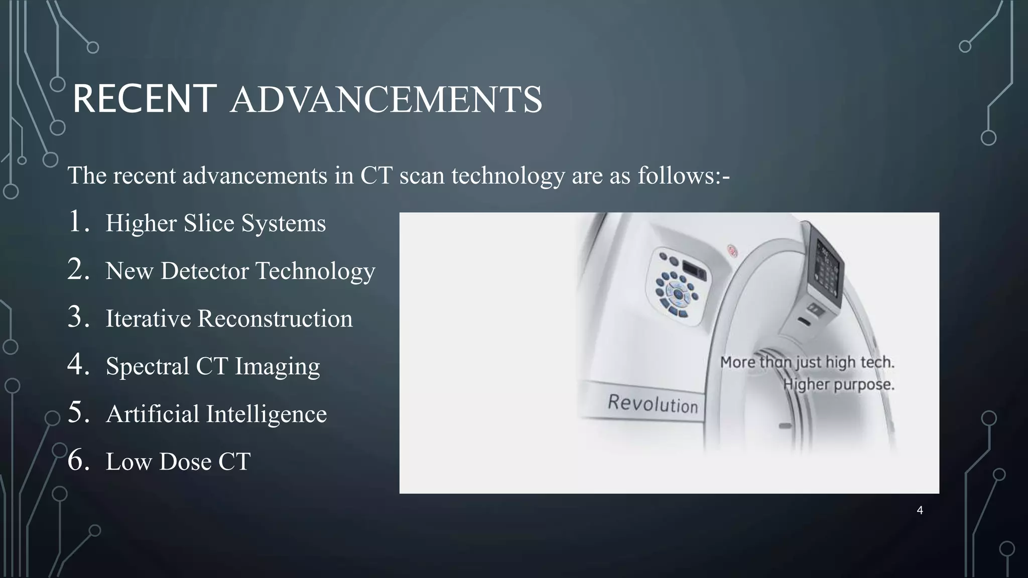 Recent Avancement of CT Scan | PPTX