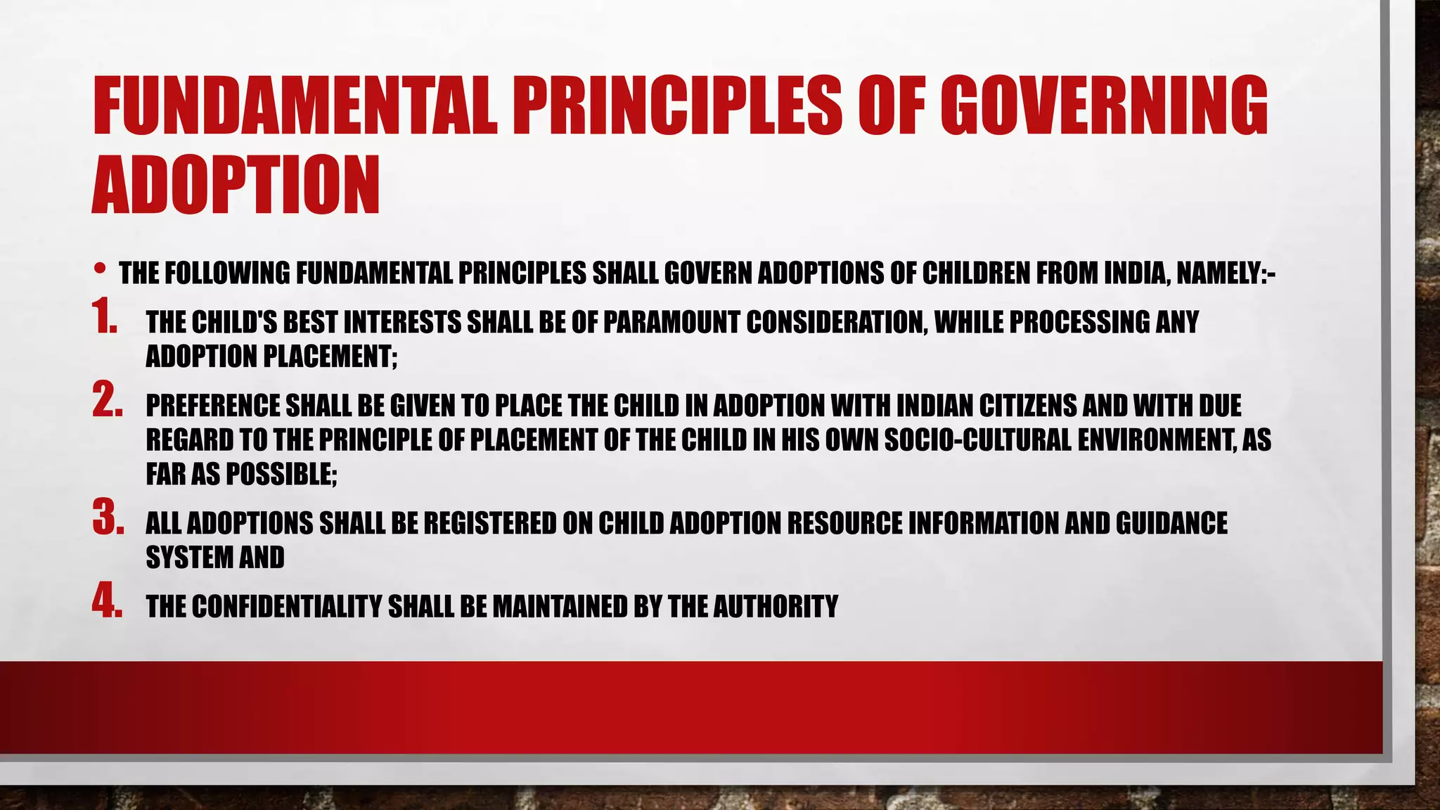 SOCIAL CASE WORK WITH CHILDREN IN ADOPTION | PPTX