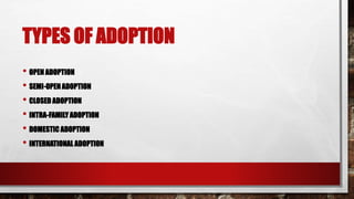 SOCIAL CASE WORK WITH CHILDREN IN ADOPTION | PPTX