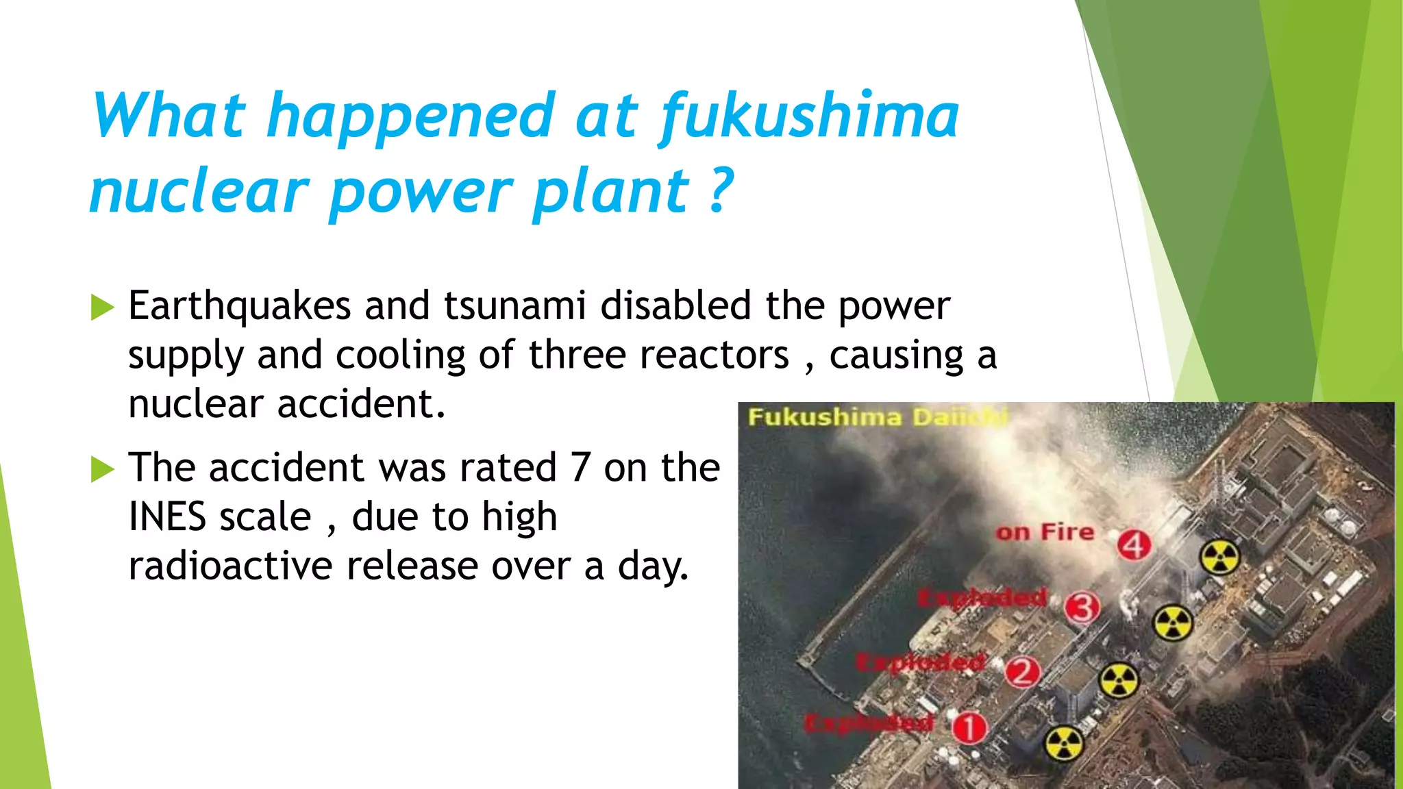 Fukushima Daiichi nuclear disaster | PPTX