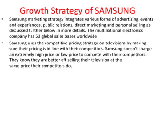 Growth strategy of Samsung | PPTX