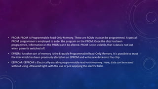 Presentation on storage devices (Computer Application) | PDF | Data ...