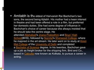 Amitabh | PPTX
