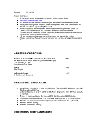 Amitabha Cv 15022010 | PDF