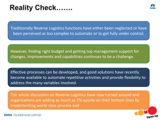 Winning the logistics game - Amitabh Prasad (Tata Communication) | PPTX