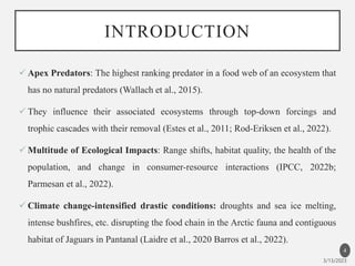 Ecological Impacts of climate change on Apex predators | PPT