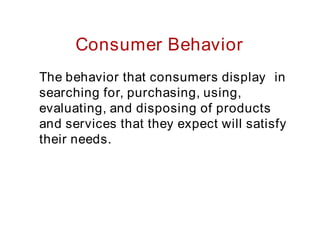 Consumer Behavior: Its Origins and Strategic Applications by Amit ...