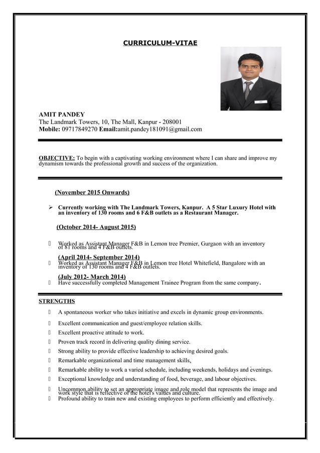 Amit cv updated | PDF