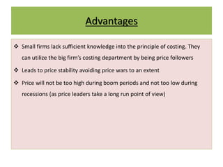 Price Leadership Model | PPTX