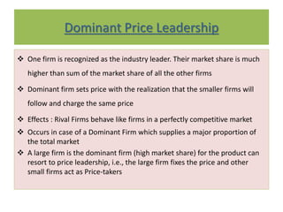 Price Leadership Model | PPTX