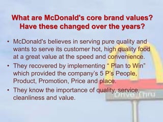 Mini Case Study On Mcdonald's | PPTX