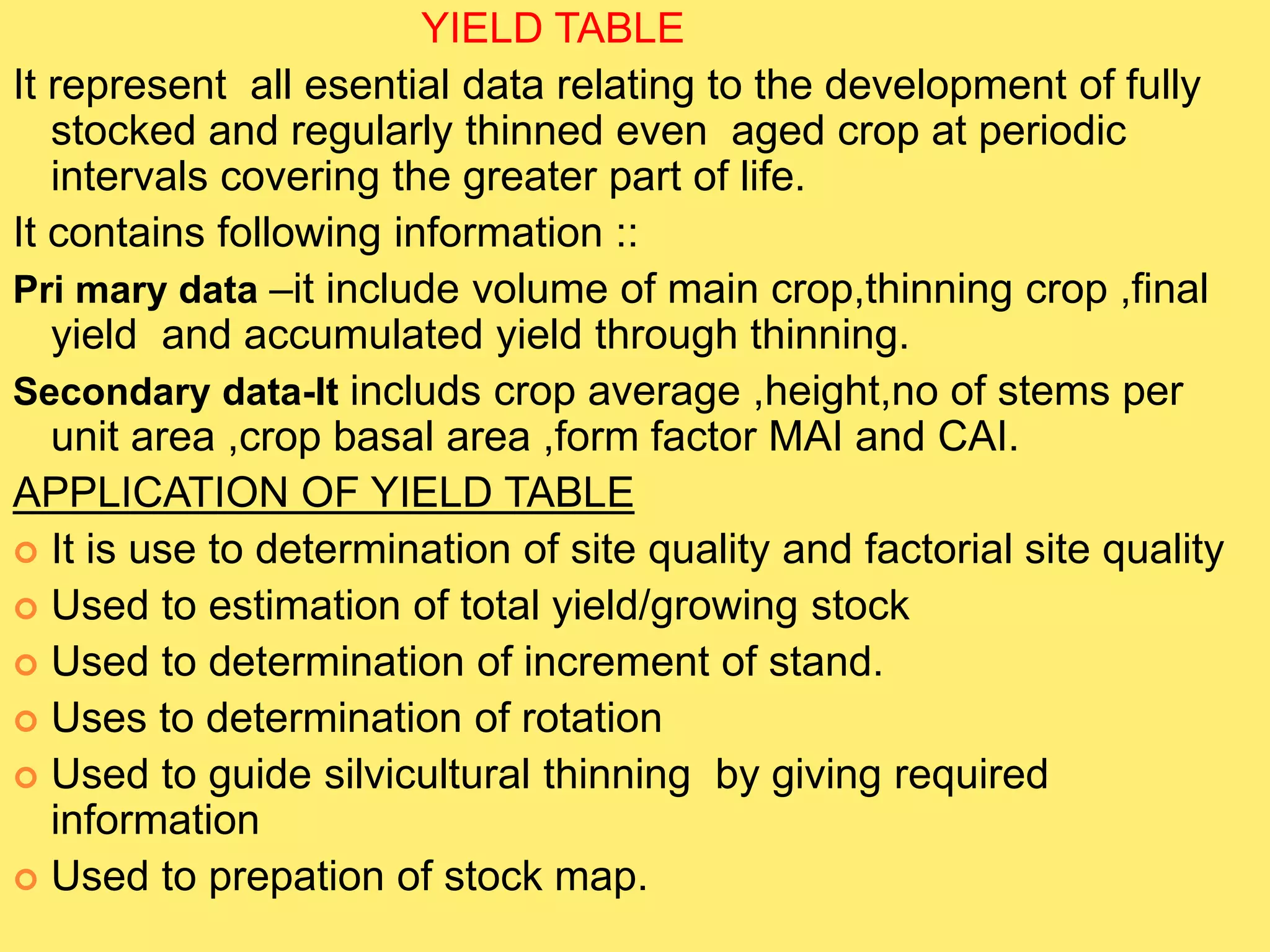 forest biometry | PPTX