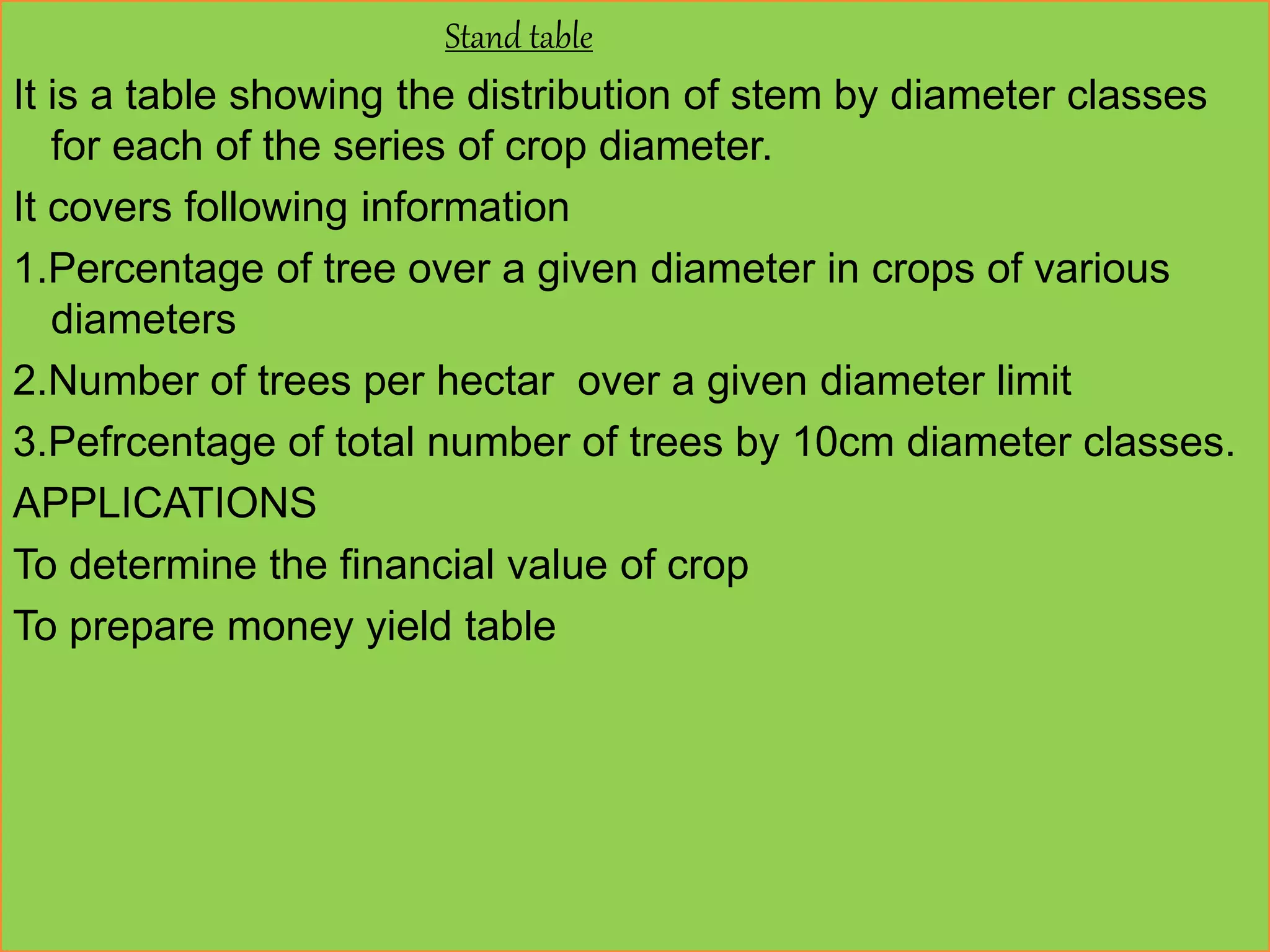 forest biometry | PPTX