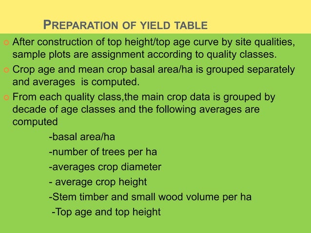 forest biometry | PPTX