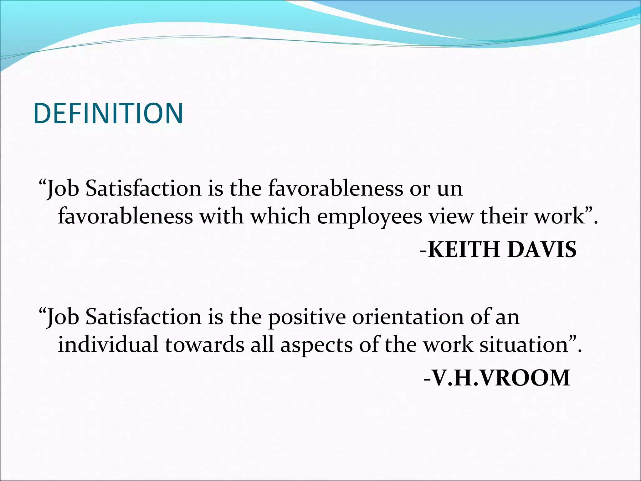 overall job satisfaction ppt | PPT