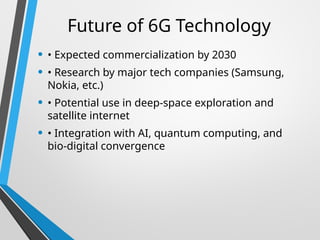 6G network technical seminar presentation.pptx