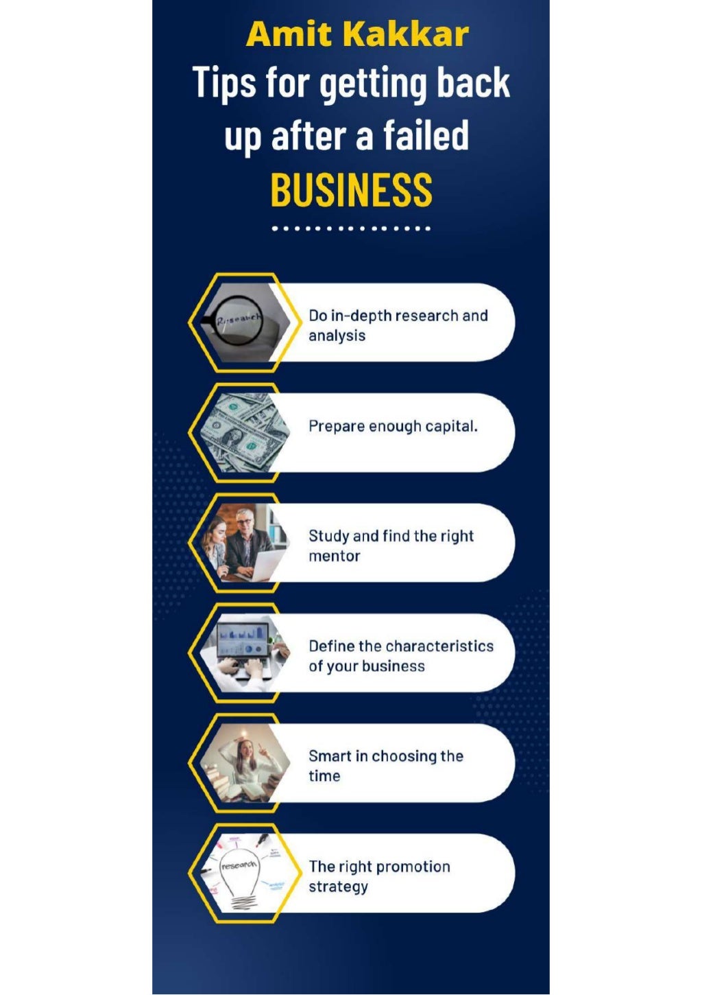 6 Ways To Get Back Up After A Major Business Failure | PDF
