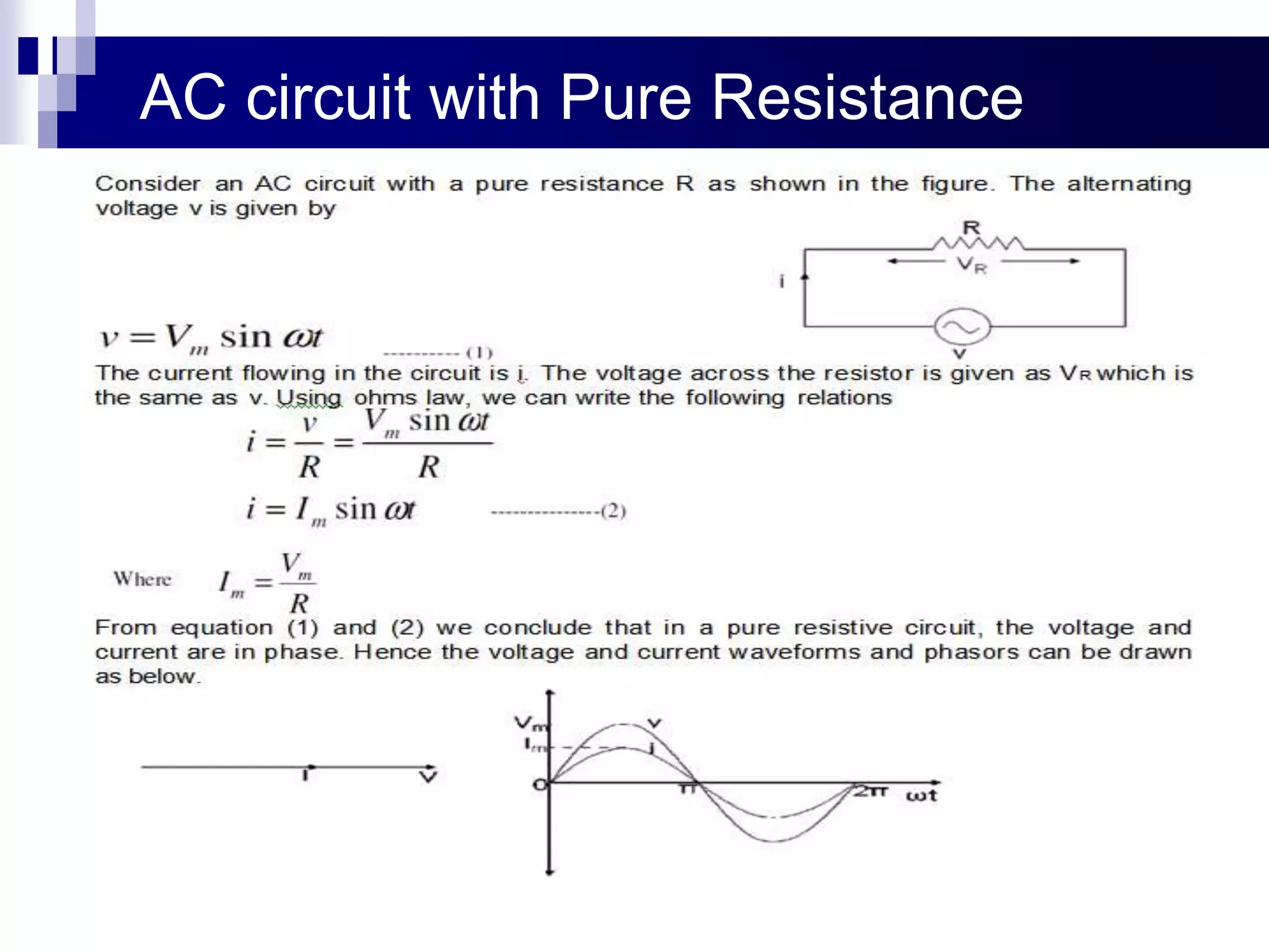 Introduction to Single-Phase AC Circuit | PPTX