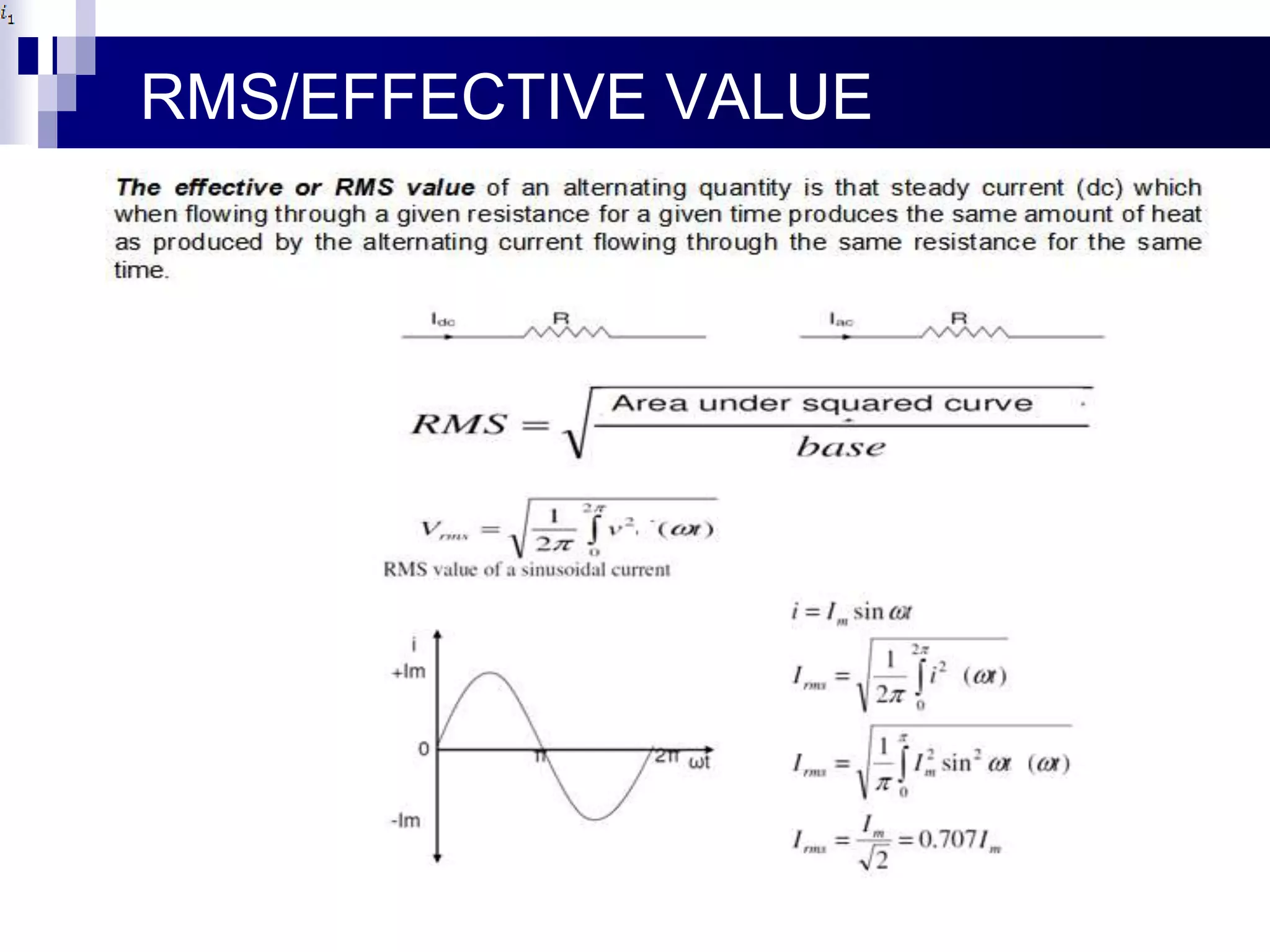 Introduction to Single-Phase AC Circuit | PPTX