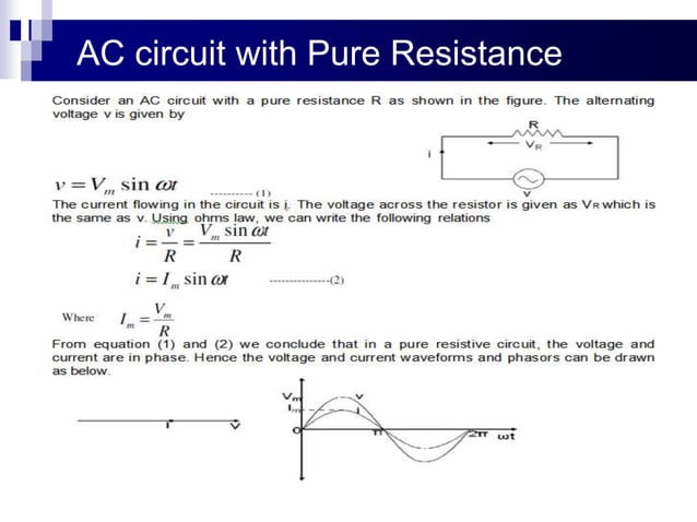 Introduction to Single-Phase AC Circuit | PPTX | Physics | Science